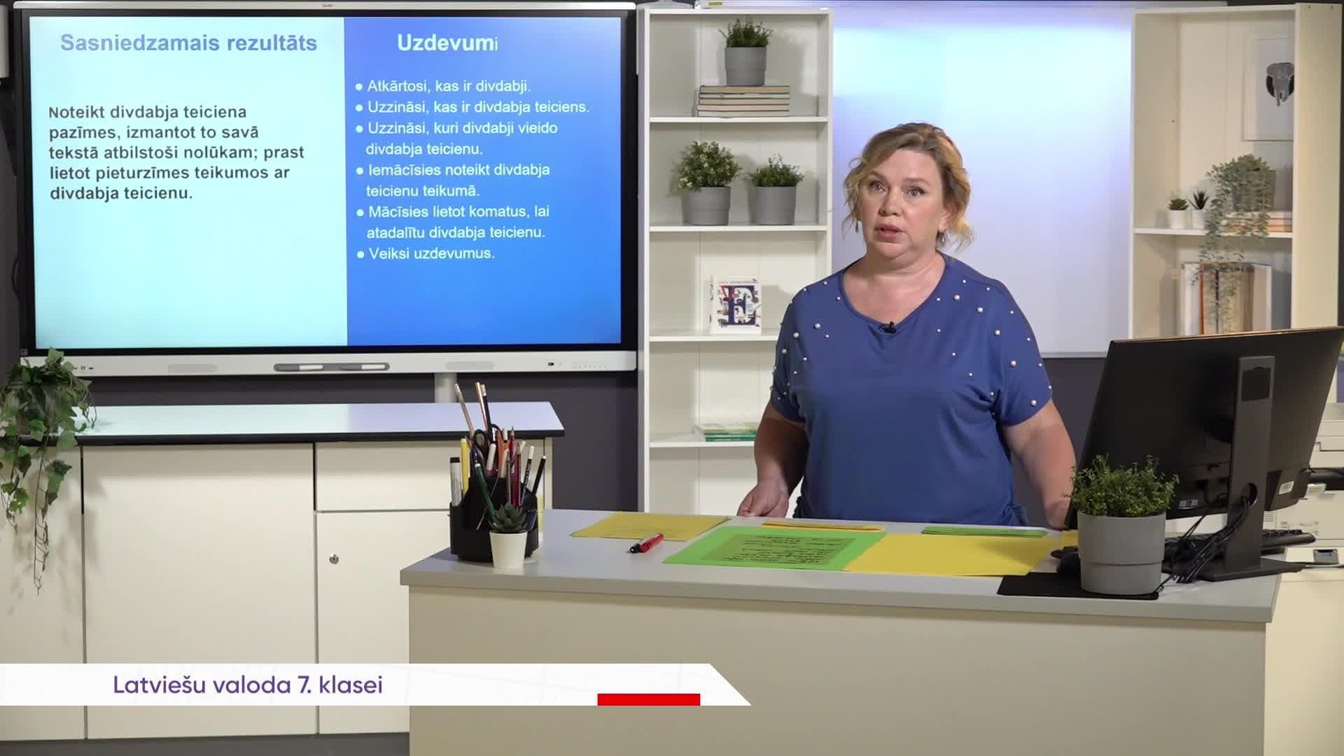 Tavaklase.lv - Divdabja teiciens un pieturzīmju lietojums